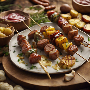 Espeto de salsicha | Mestre do Fogão